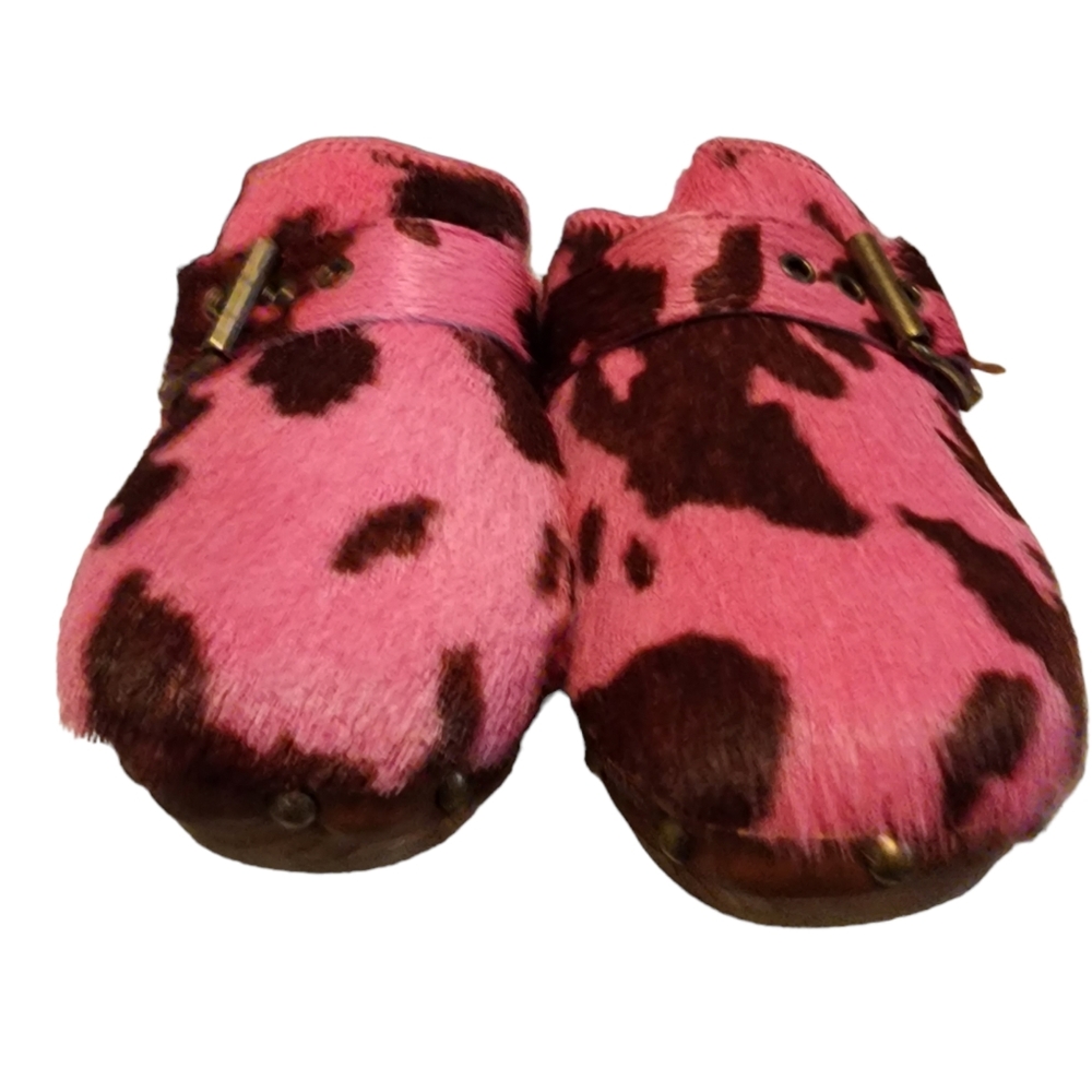 New Penelope Chilvers Amelia Friesian Pink Cow Wood S… - Gem